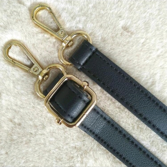 Bags | Black Detachable Shoulder Bags Strap Expandable Up To 45 | Poshmark